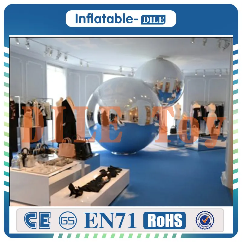 Big Inflatable Balls: 1M Reflective Mirror Balloons For Wedding, Party ...