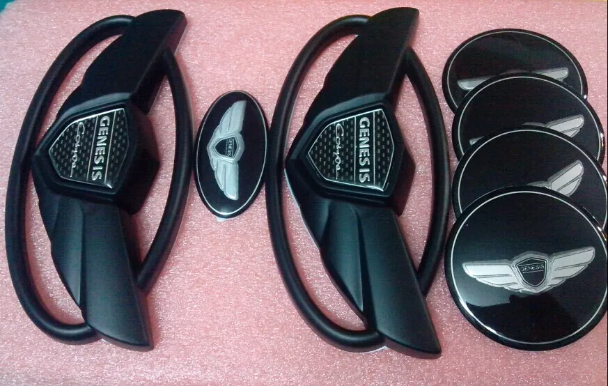 Black Wing Badge Emblem 3D Car Stickers For Hyundai Genesis Coupe, From ...