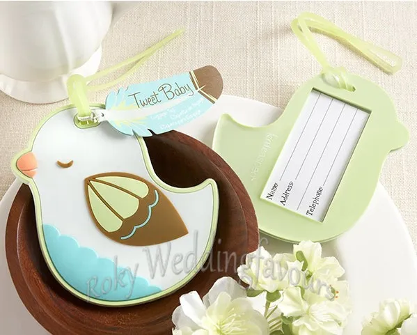 DHgate.com:Tweet Bird Luggage Tags Baby Shower Party Favor - Pack of ...