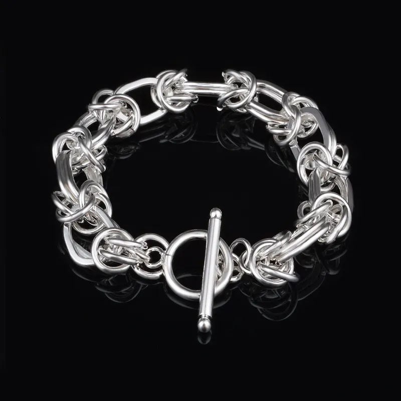 With Tracking Number Top Sale 925 Silver Bracelet Mixed Batch Fashion ...