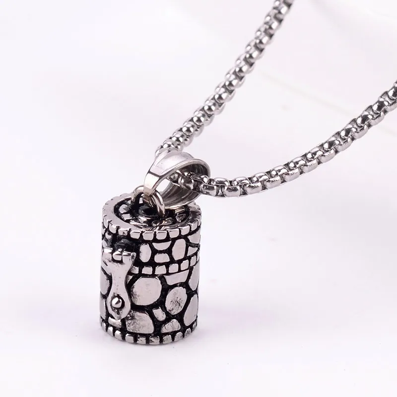 Openable Ashes Box Locket Pendant Urn Chain Vintage Beads Chains ...