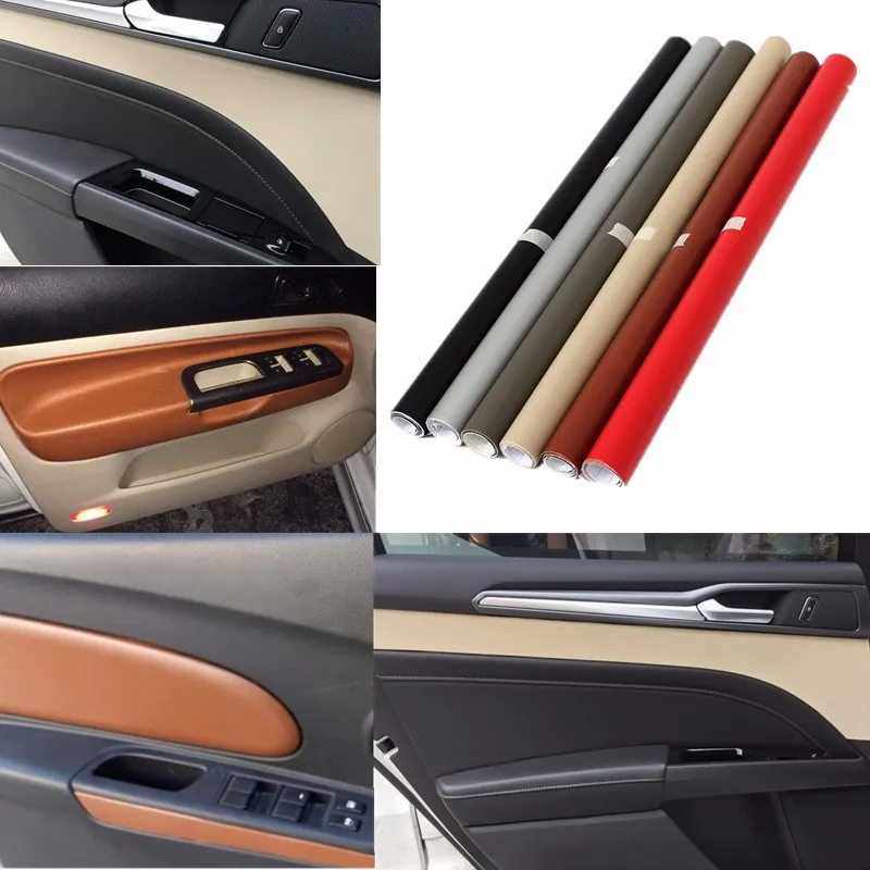 150 X 50cm Leather Texture Vinyl Car Interior Sticker Decal Sheet Film ...