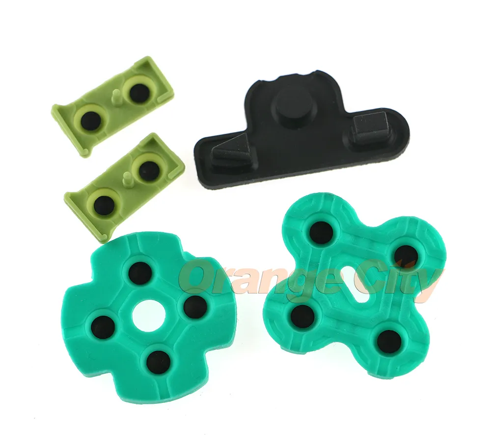 PS3 Controller Repair Kit - Premium Rubber Conductive Pads & Button Set ...