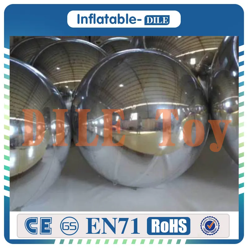 Big Inflatable Balls: 1M Reflective Mirror Balloons For Wedding, Party ...