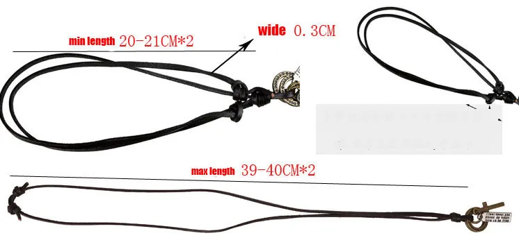 Leather Necklaces For Men: Vintage Cowhide Wolf Tooth Pendant Necklace ...