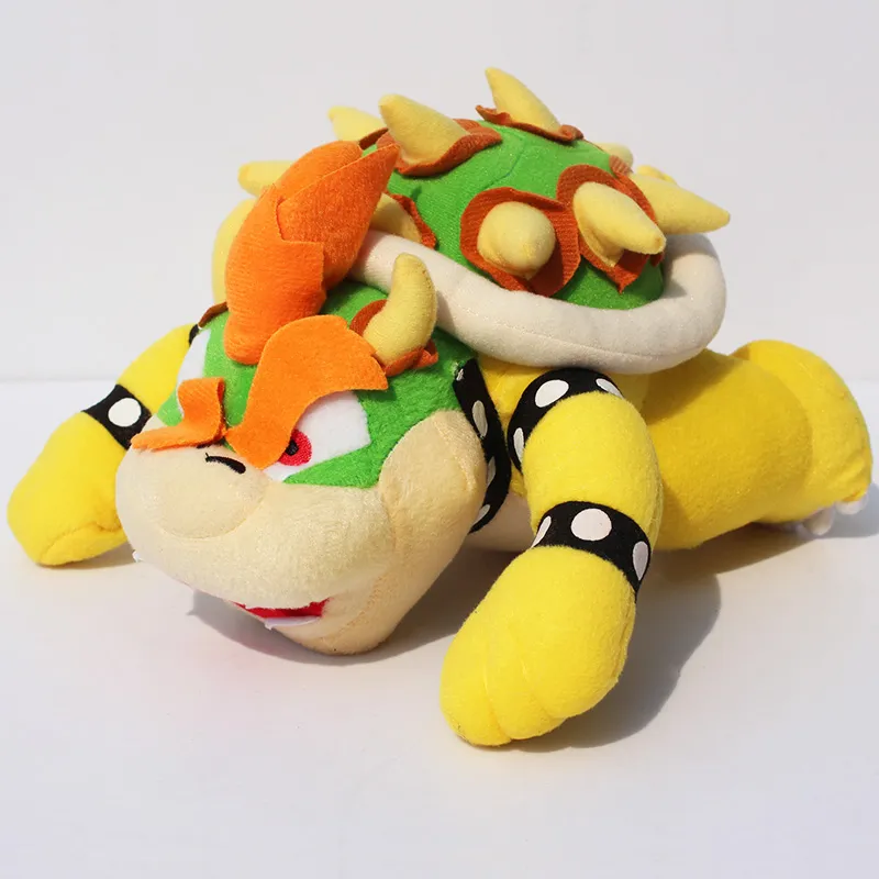 Super Mario Bros Plush Toy 10 BOWSER Plush Doll FigureToy Bowser Plush ...