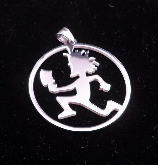 ICP Jewelry Punk Stainless Steel Hatchetman Pendant Necklace Round ...