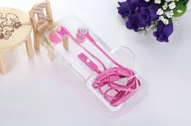NEW IN 045 In Ear Earphone Headphone High Elastic Wired Cable Handsfree ...