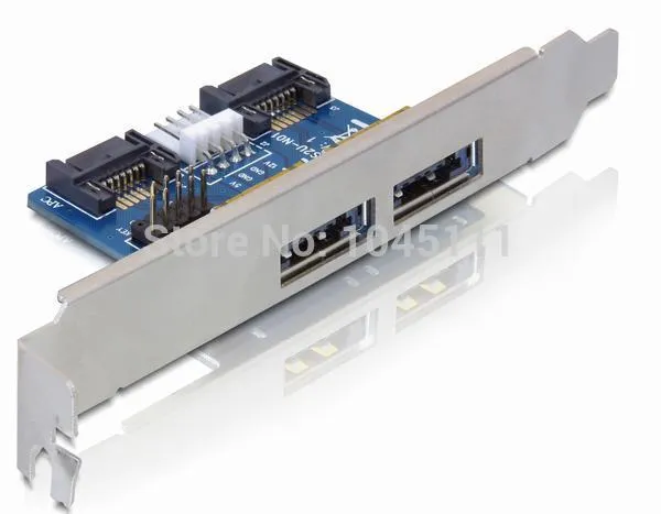 Doble ESATA + USB Combo 12V + 5V A SATA 22pin Dual, Tarjeta Adaptadora ...