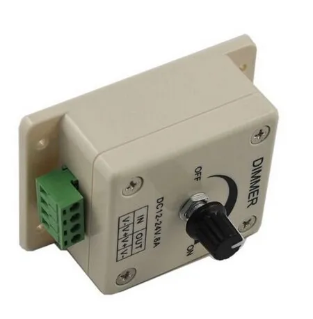 DHgate.com:LED Dimmer Switch, Single Controller PWM 12-24V 8A, Manual ...