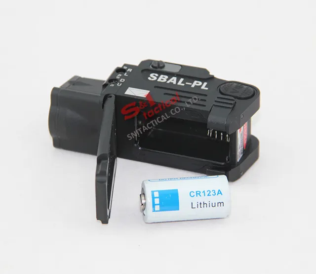 SBAL PL Tactical CNC Machined Gun Light With White LED & Red Laser ...