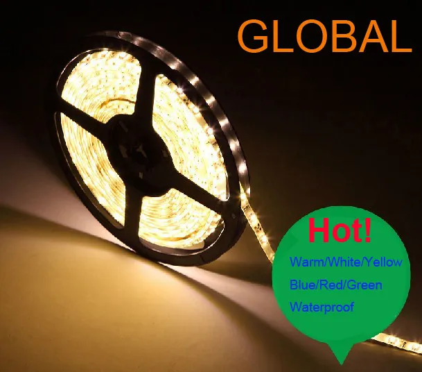 SMD 5050 LED Strip Lights Red, Blue, Pure White, Warm Yellow, Green ...