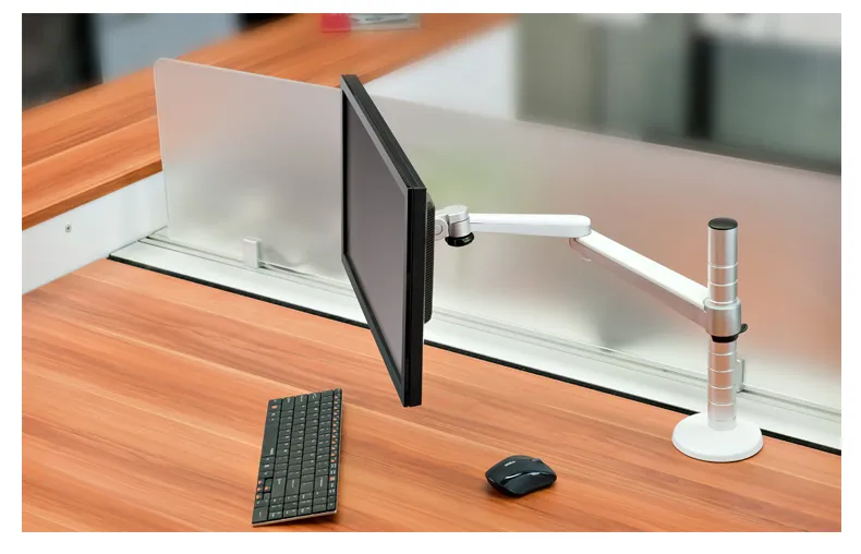 Adjustable 27 Inch VESA Monitor Stand Folding LCD Arm, Desktop Computer ...