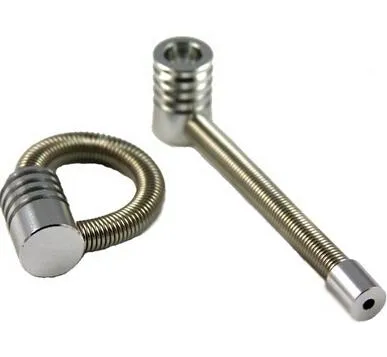 Metal Smoke Pipes: Flexible Mini Smoking Pipe, Portable Metal Muelle ...