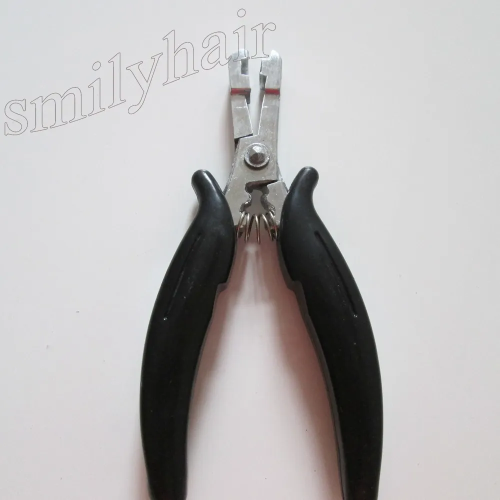 Steel Extension Pliers/Flat Shape Black Handle Pliers/Hair Extension ...
