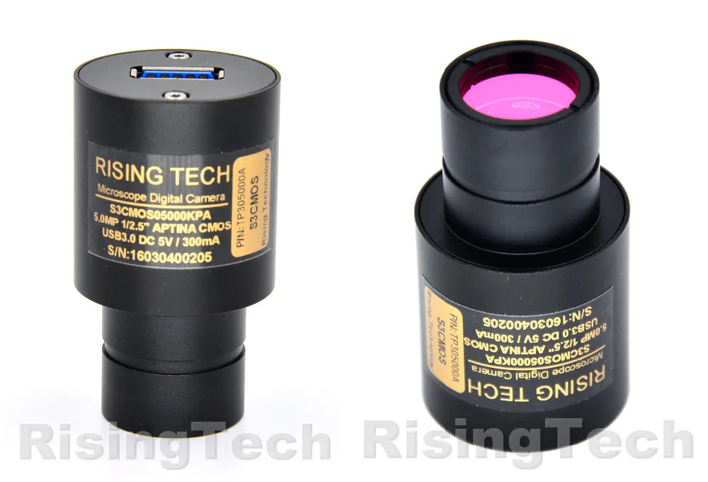 5.0MP USB 3.0 CMOS Microscope Eyepiece Camera 23.2mm Diameter Compact ...