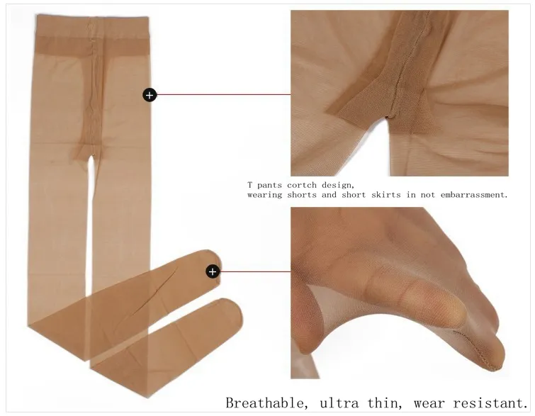 Super Elastic Magical Stockings Seamless Sexy Black Thin Pantyhose