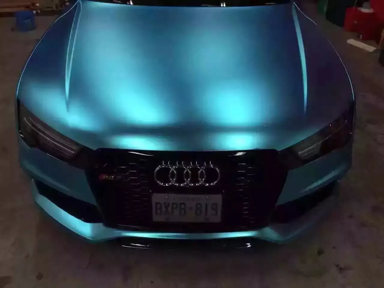 Luxury Lake Blue Metallic Matte Vinyl Metallic Blue Vinyl Wrap 1080 ...