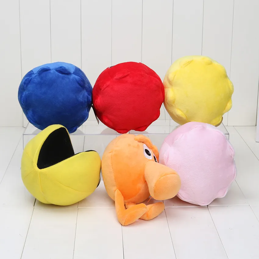 Pixels Pacman Pac Man Soft Stuffed Plush Toys Q Bert Qbert Blinky Ghost ...
