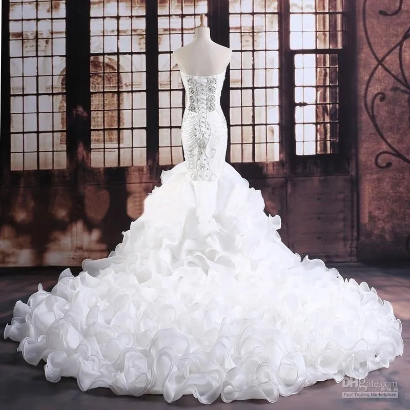 Diamond Corset Wedding Dresses