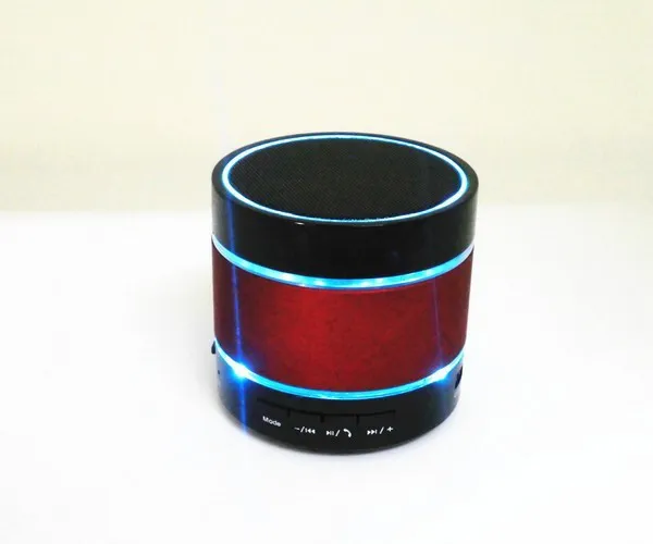 LED Light S09 Wireless Mini Speaker Speakers Bluetooth HiFi Beatbox TF Card With MIC For Iphone ...
