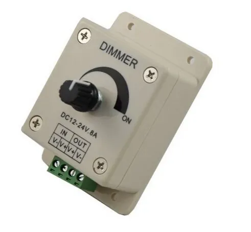 DHgate.com:LED Dimmer Switch, Single Controller PWM 12-24V 8A, Manual ...