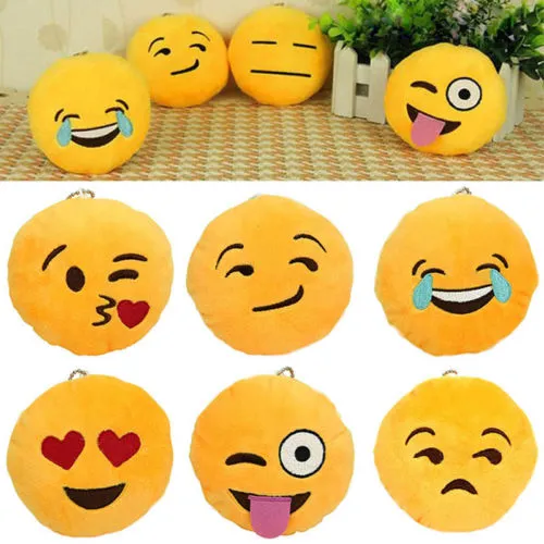 2016 Nueva 10cm * 10cm Del Amortiguador Suave Emoji Emoticon Sonriente ...