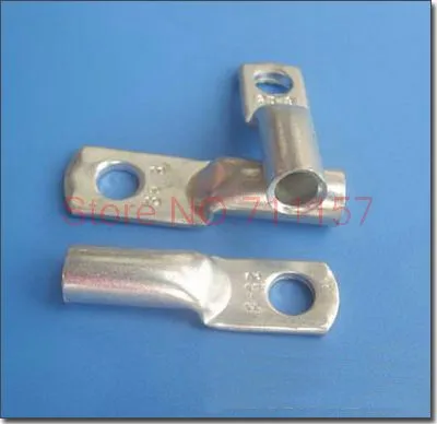 4 AWG Copper Wire Lugs SC25 8 Tinned Cable Connectors With 8mm Mounting ...
