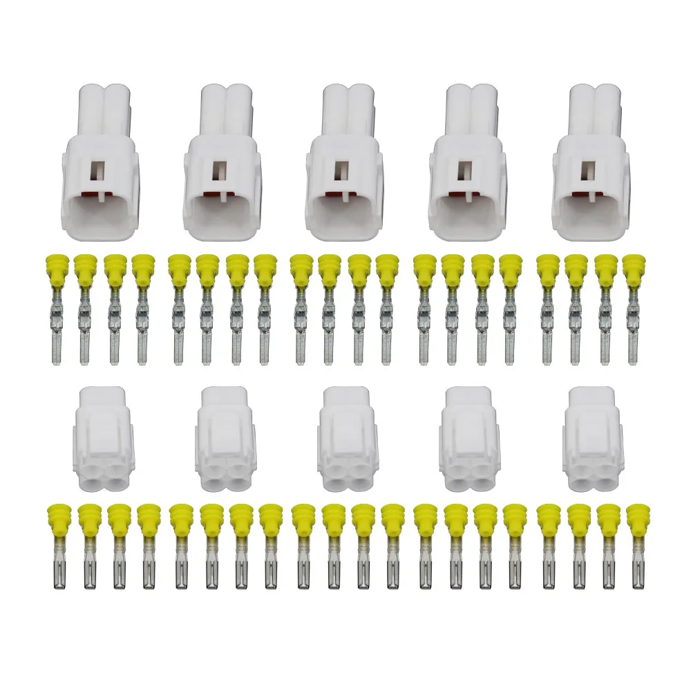 Wholesale Waterproof 4 Pin DJ7043 2 11/21 Electrical Wire Connector Set For Male And Female ...