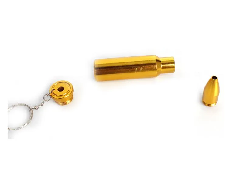 Mini Metal Slug Pipe Keychain: Detachable, Creative Design, Straight ...