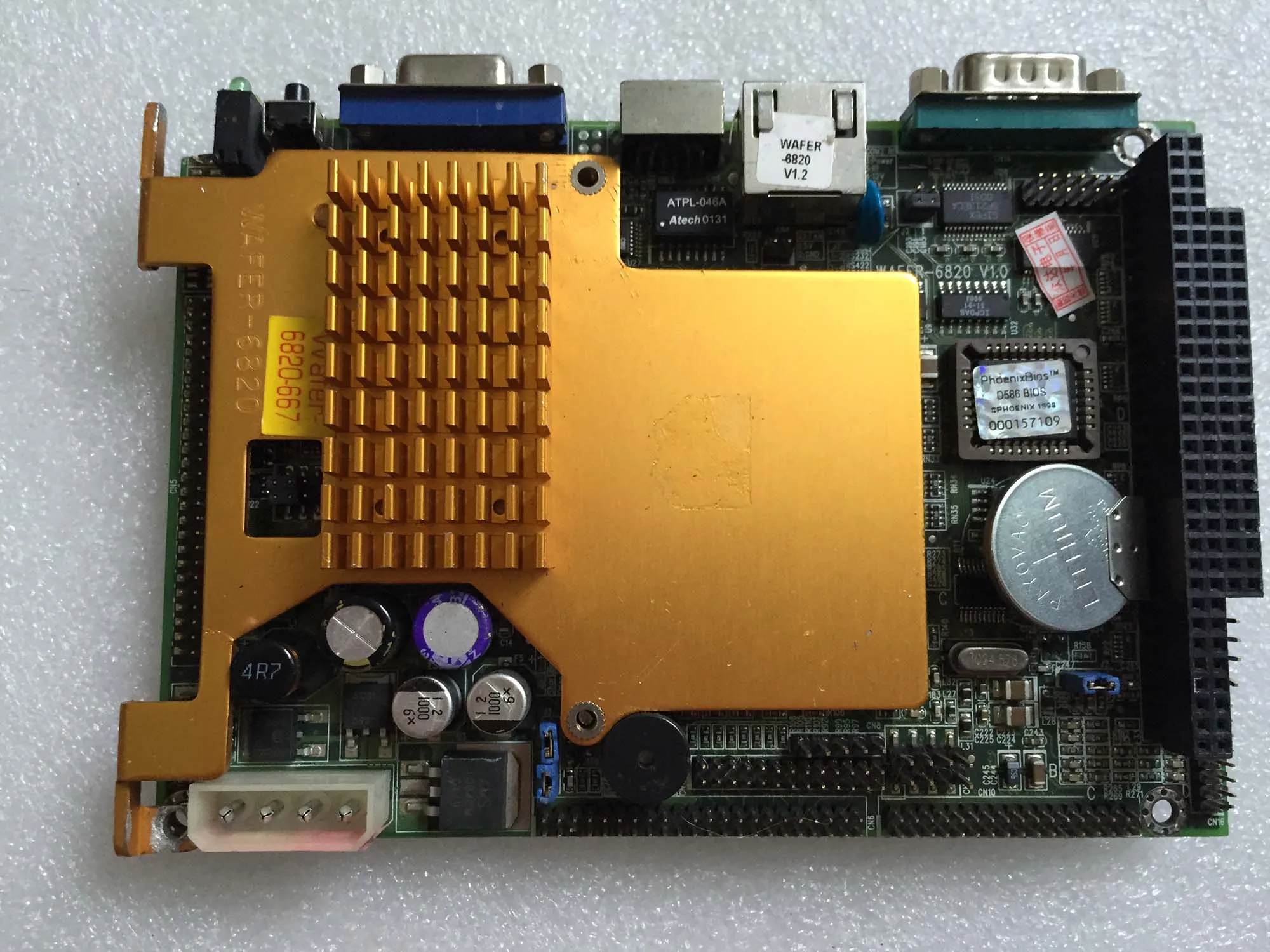 WAFER 6820 V1.0 Industrial Motherboard WAFER 6820 ICP Card 100% Tested ...