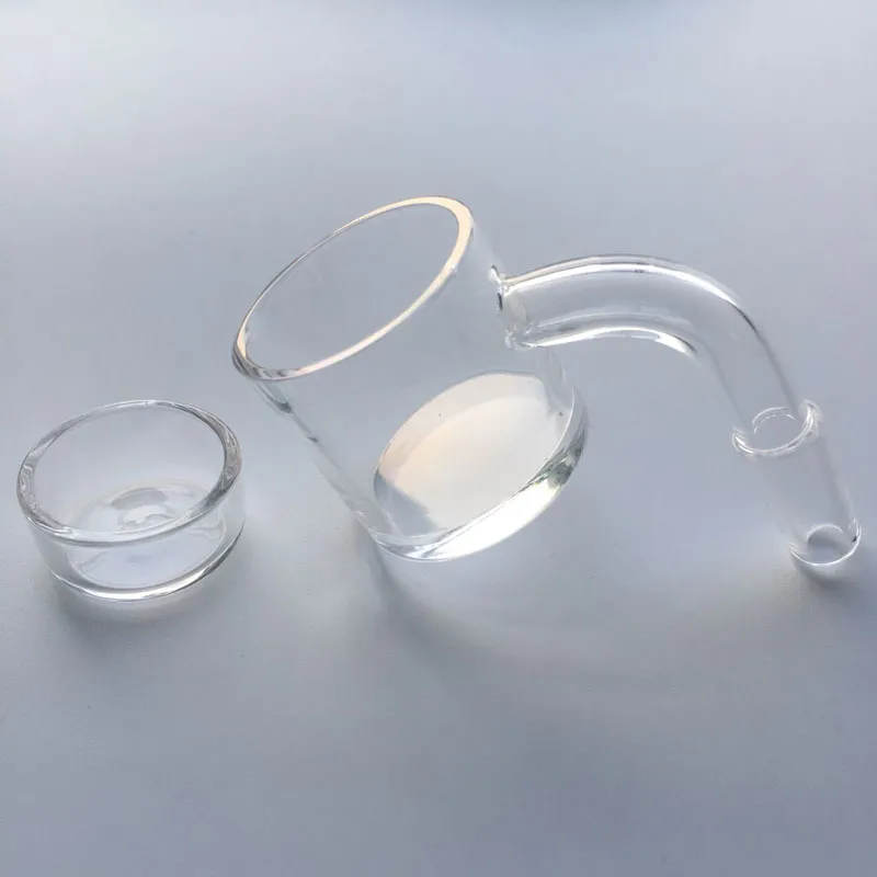 Handmade 4mm Thick Bottom Beveled Edge Quartz Banger With Removable ...