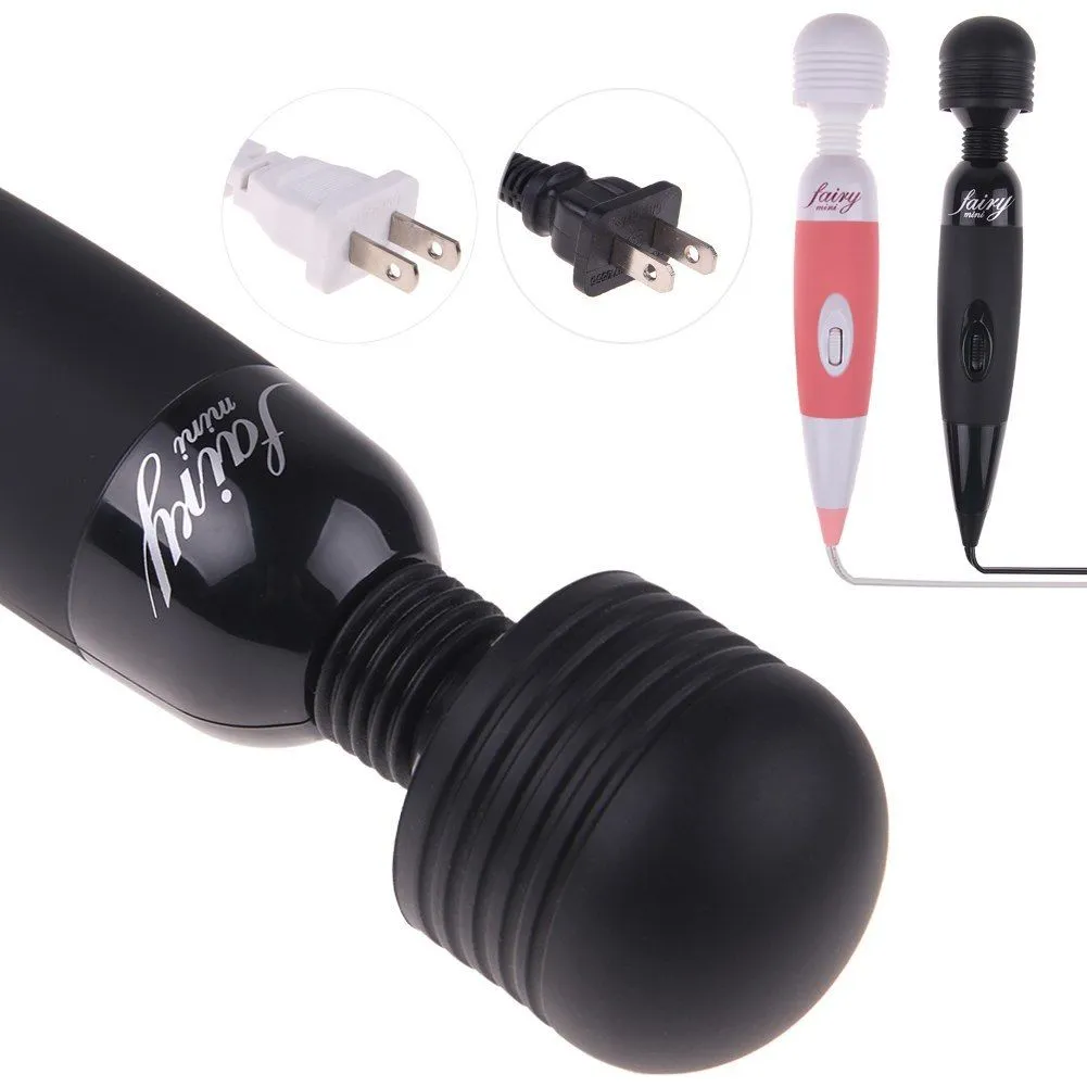 Multispeed 110 220 Fairy Mini Neck Body Personal Massage Wand Vibrator