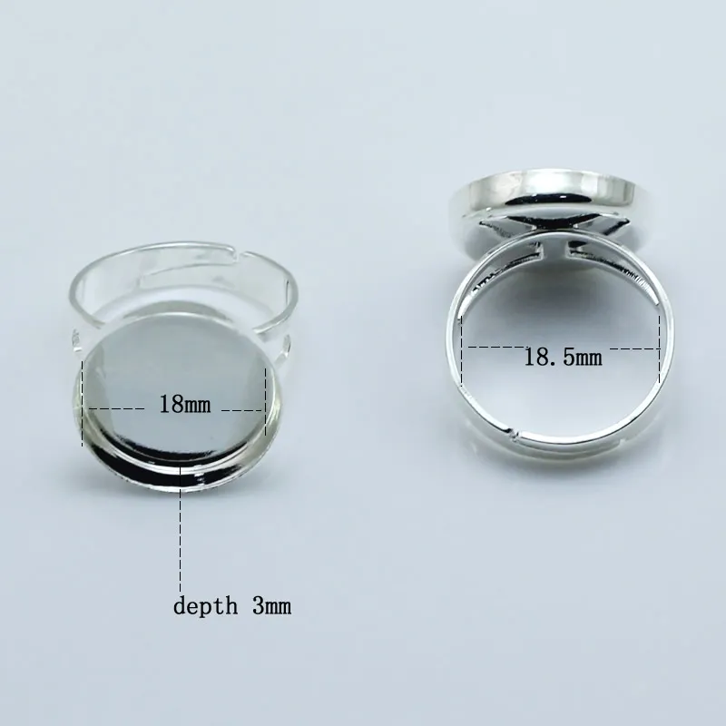 DHgate.com:Adjustable Sterling Silver Ring Blank for Jewelry Making ...