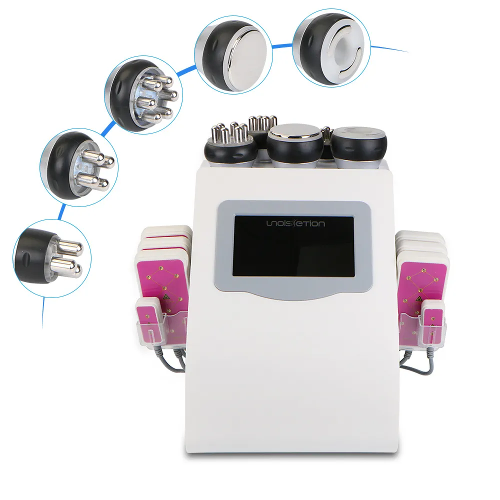 5 In 1 Salon Cavitation RF Machine With 5mW Laser Vacuum Machine For ...
