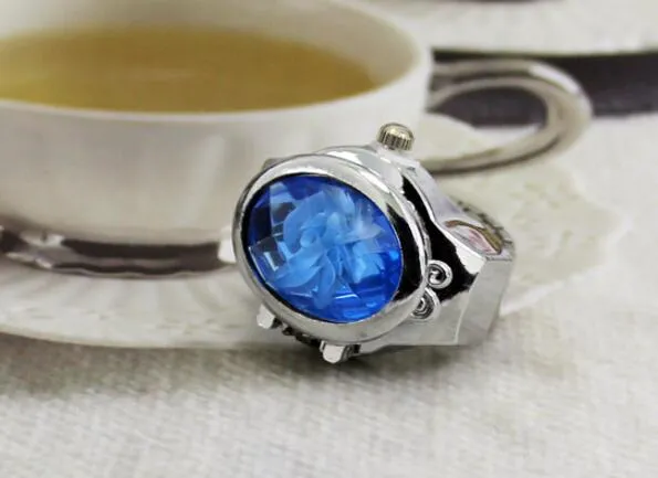 Originality Quartz Amazon Ring Watch With Ellipse Gemstone Amazon Ring ...