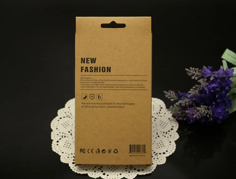 Kraft Paper Phone Case Boxes for iPhone Samsung Cell Phones, Brown ...