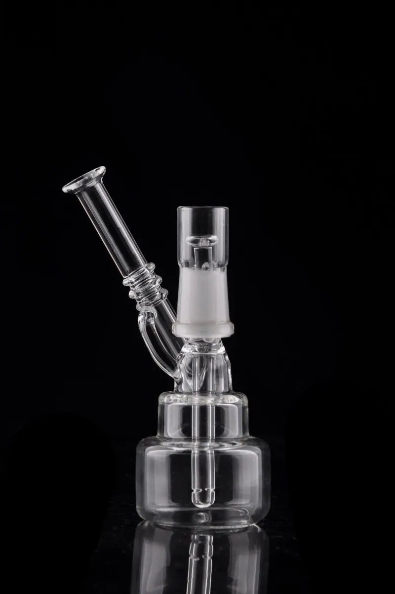 14mm Joint Glass Bong Water Pipe Handy Blown Small Cake Bubbler ...
