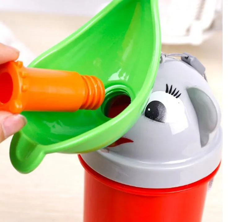 Portable Travel Urinal For Boys Cute Red Yellow Kids Potty, Portable ...