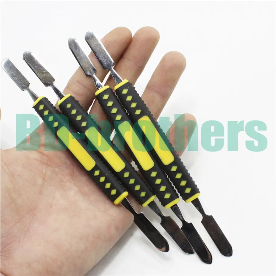 New 150mm Double Ended Metal Pry Tool Tools Plastic Handle Crowbar Dual ...