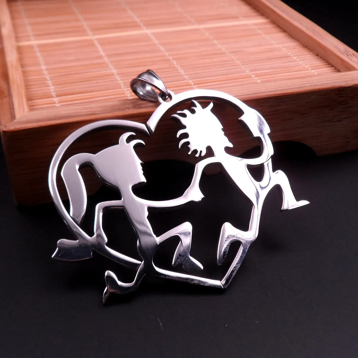 Silver ICP Jewelry Large Stainless Steel Craziness... From ...