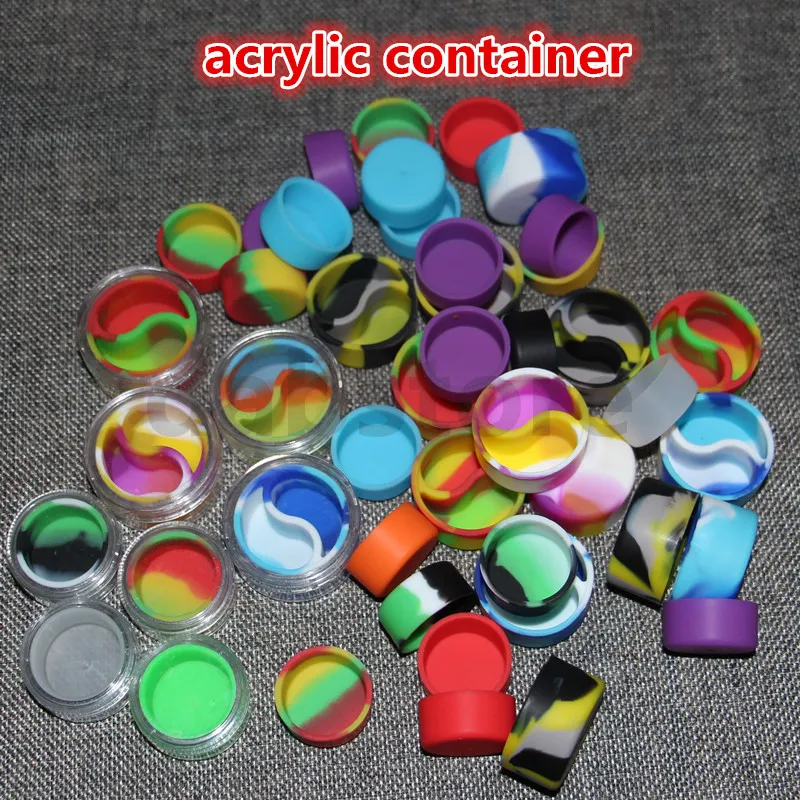 Non Stick Dab Jars For BHO & Oil Durable Silicone Wax Concentrate ...