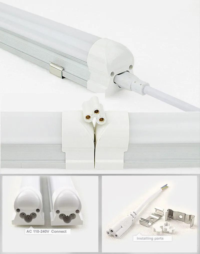 4 Feet LED Tube Light, Integrated T5/T8 LED Tube, 18W, 1.2m, AC DC 12V ...