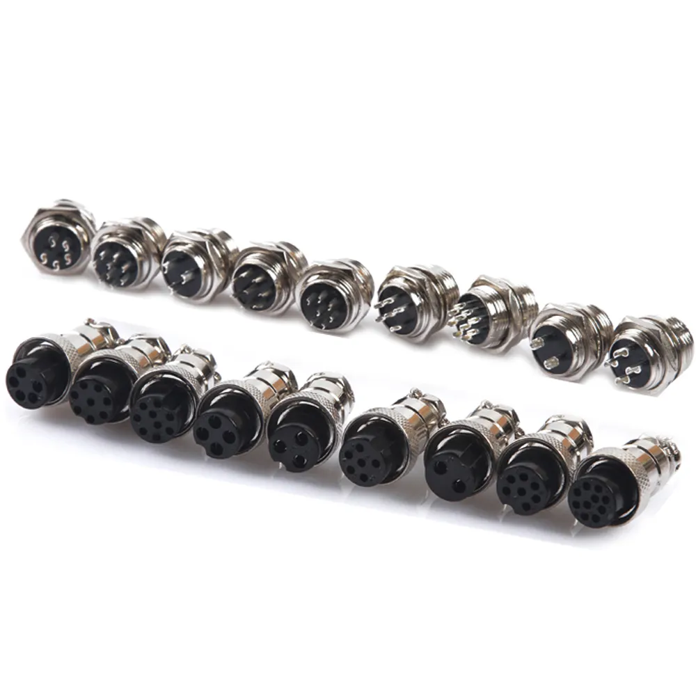 Wholesale Aviation Plug Kit GX16 3 Screw Connector, 3 Pin, 16mm ...