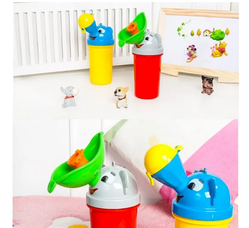 Portable Travel Urinal For Boys Cute Red Yellow Kids Potty, Portable ...