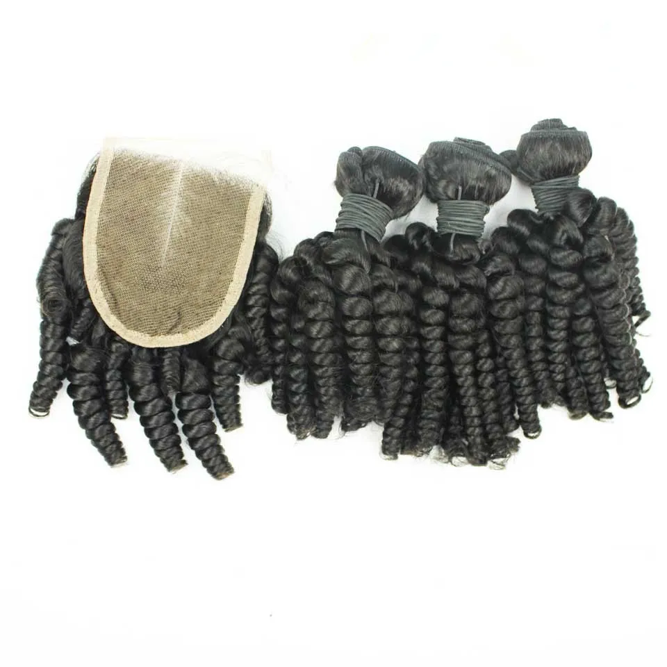 DHgate.com:9A Virgin Peruvian Funmi Hair 3Bundles With 1Pc 4x4 Lace ...
