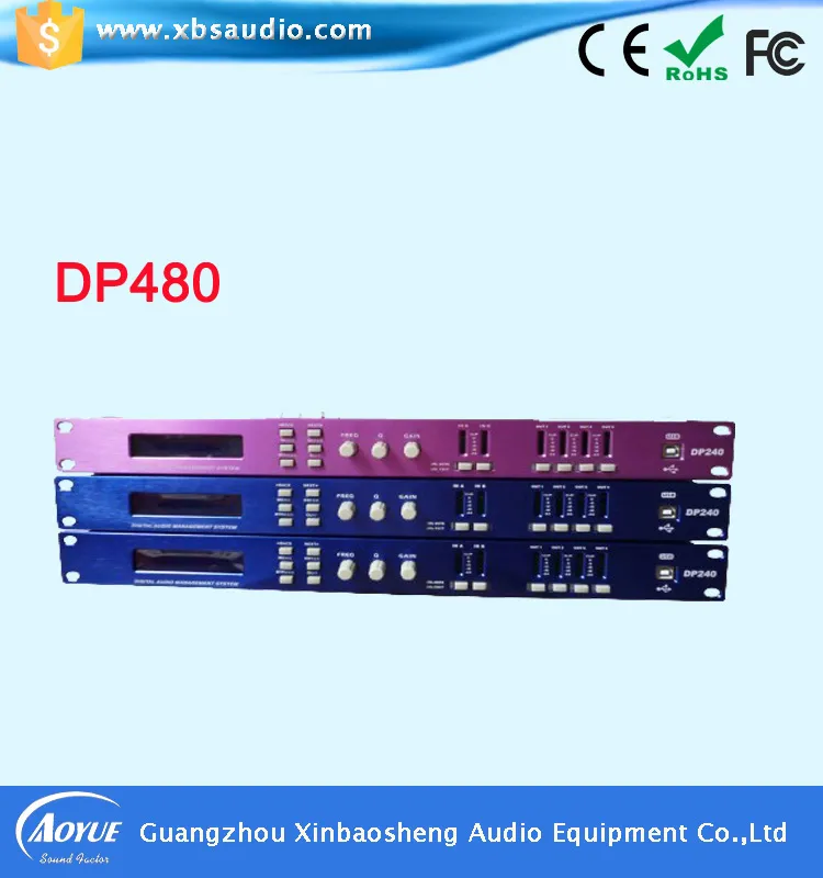 DP480 Professional Audio Processor: 4 In 8 Out, Digital Karaoke Digital ...