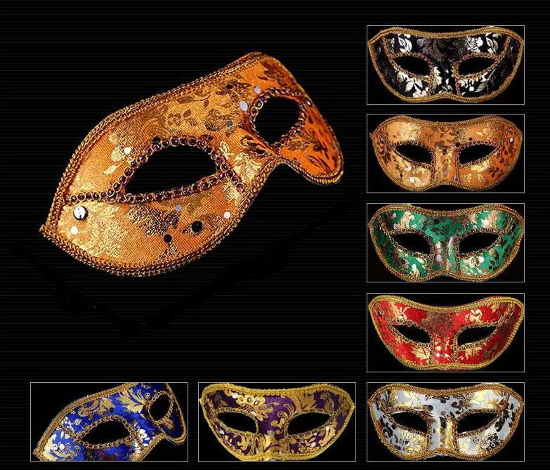 Venetian, Italy, Flathead Lace Half Face Masquerade Festival Mask For ...