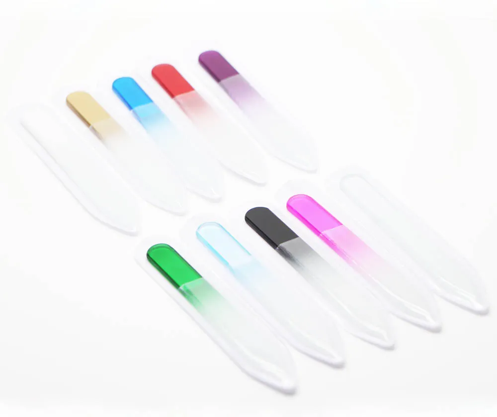 NF009 Glass Nail Files 50 Pack 3.5 Durable Crystal Nail Buffers With ...