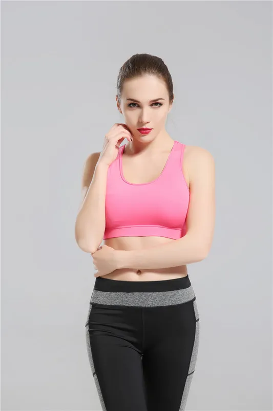 2017 Hot Pink Yoga Bra Fashion Quick Dry Sportswear... From Sunnee, $74 ...